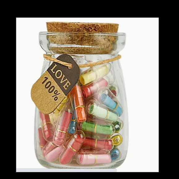 Games | New Love Note Capsules In Glass Jar | Poshmark